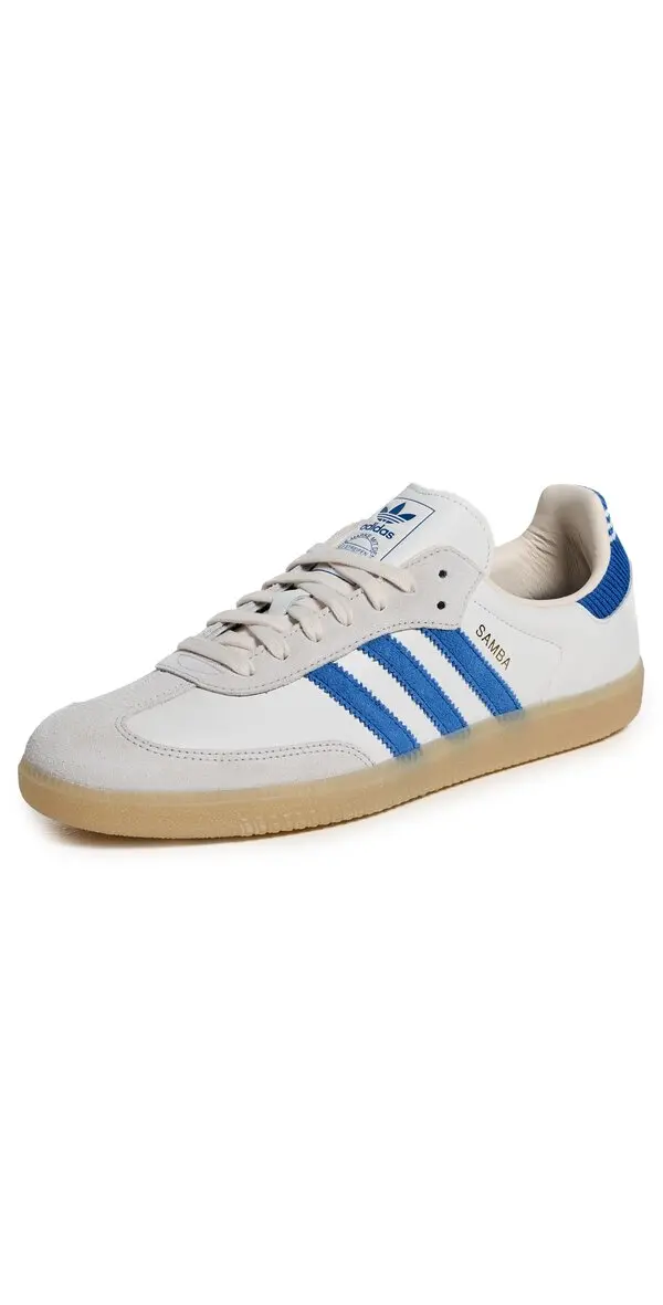 Adidas Samba Og Sneakers - Cloud White/blue/gum 3