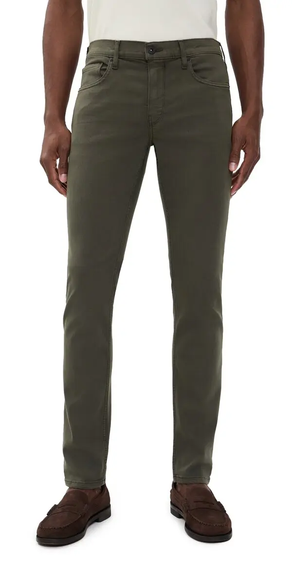 Paige Lennox Slim Stretch Jeans - River Moss