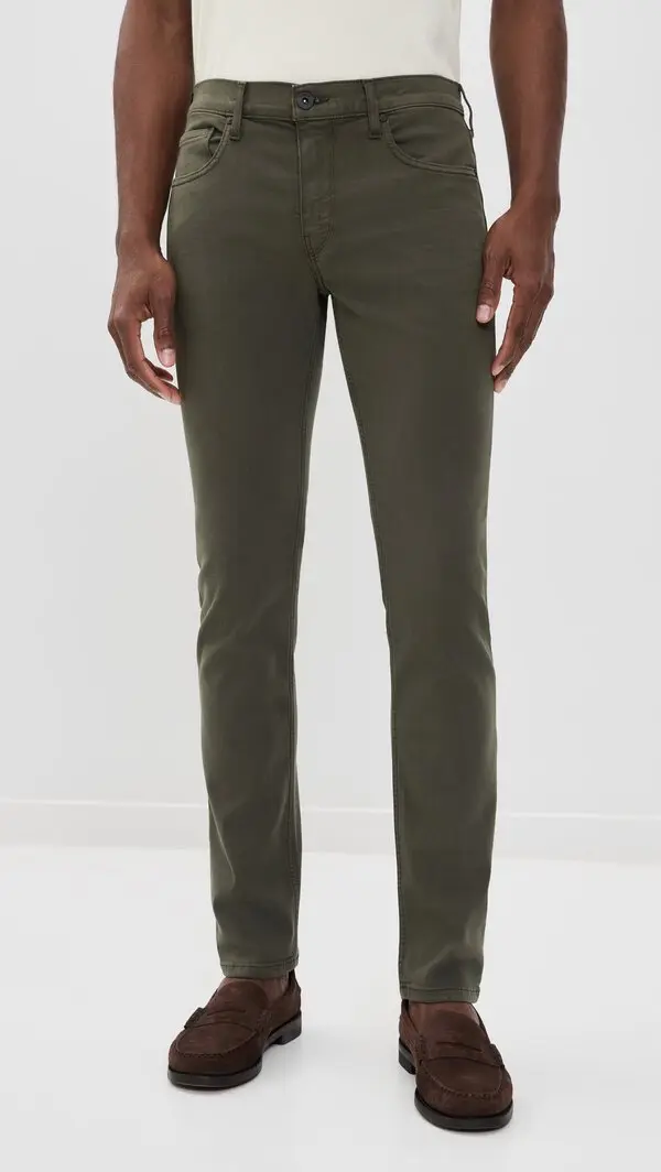 Paige Lennox Slim Stretch Jeans - River Moss
