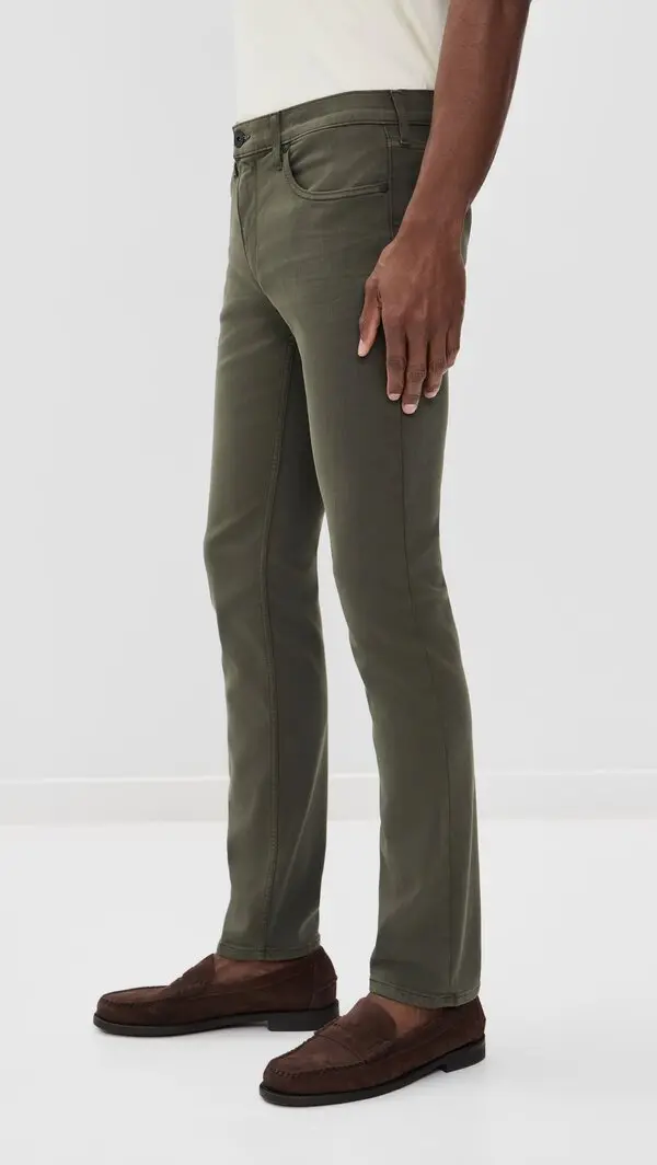 Paige Lennox Slim Stretch Jeans - River Moss