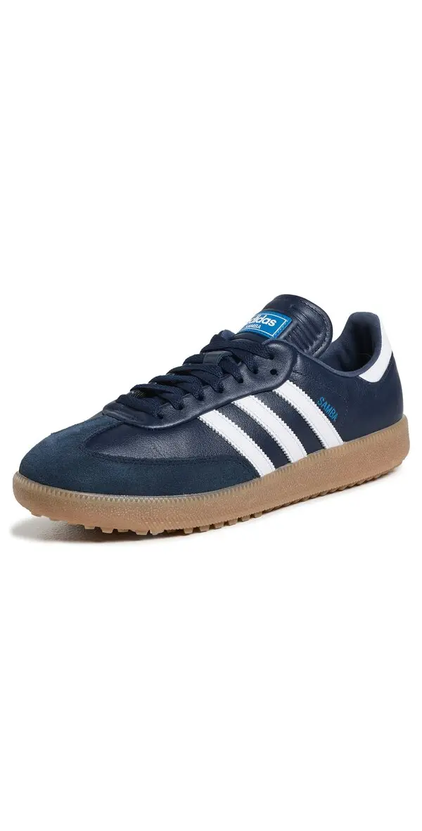 Adidas Samba Spikeless Golf Sneakers - Night Indigo/white/bluebird