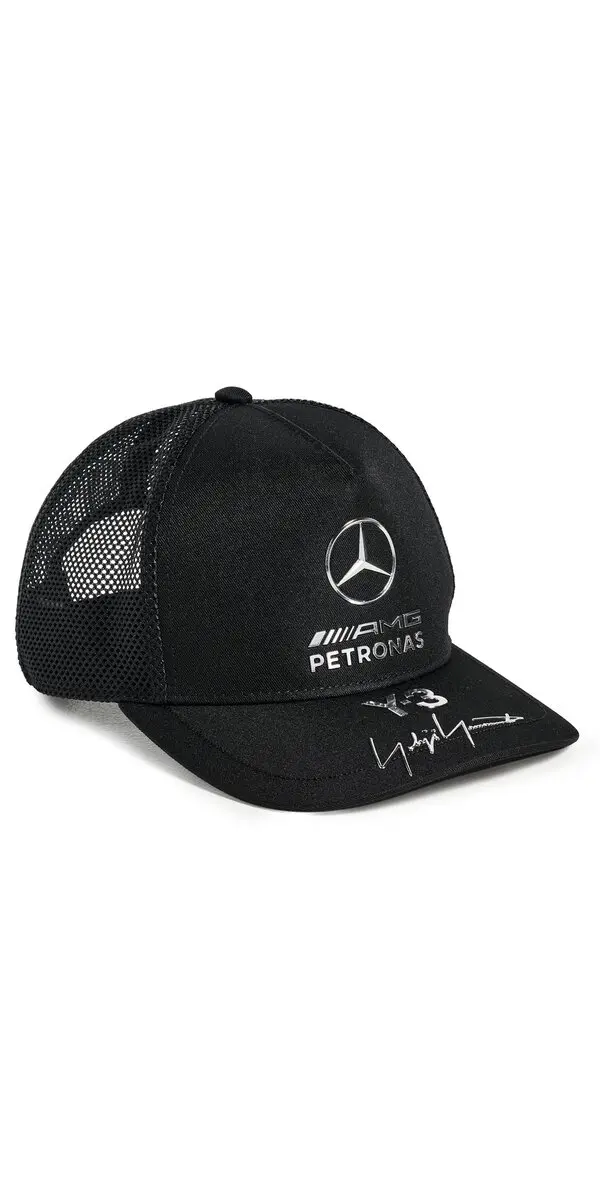 Y3 X Mercedes Formula 1 Trucker Hat - Black