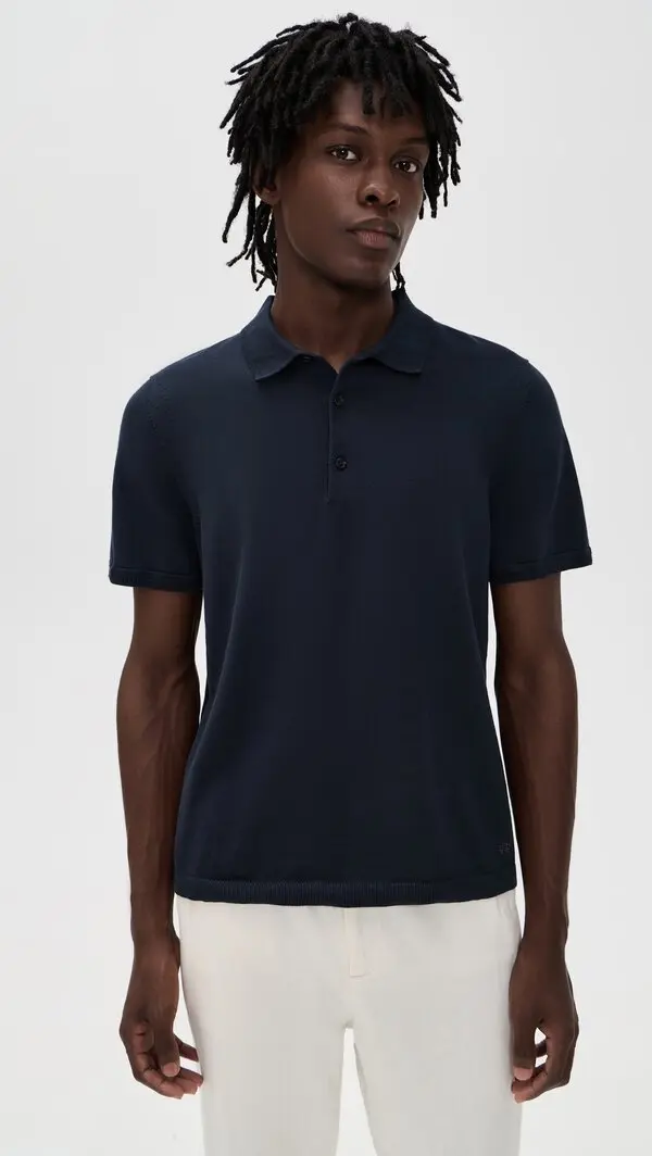 Reigning Champ Supima Knit Riviera Polo - Navy