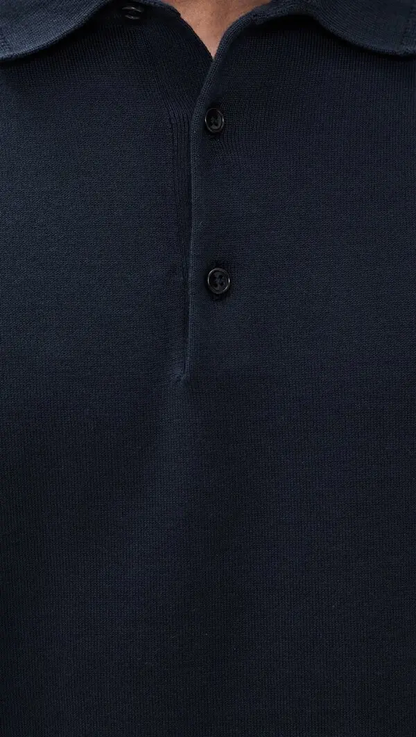 Reigning Champ Supima Knit Riviera Polo - Navy