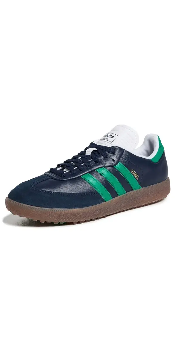 Adidas Samba Spikeless Golf Sneakers - Night Indigo/court Green/white