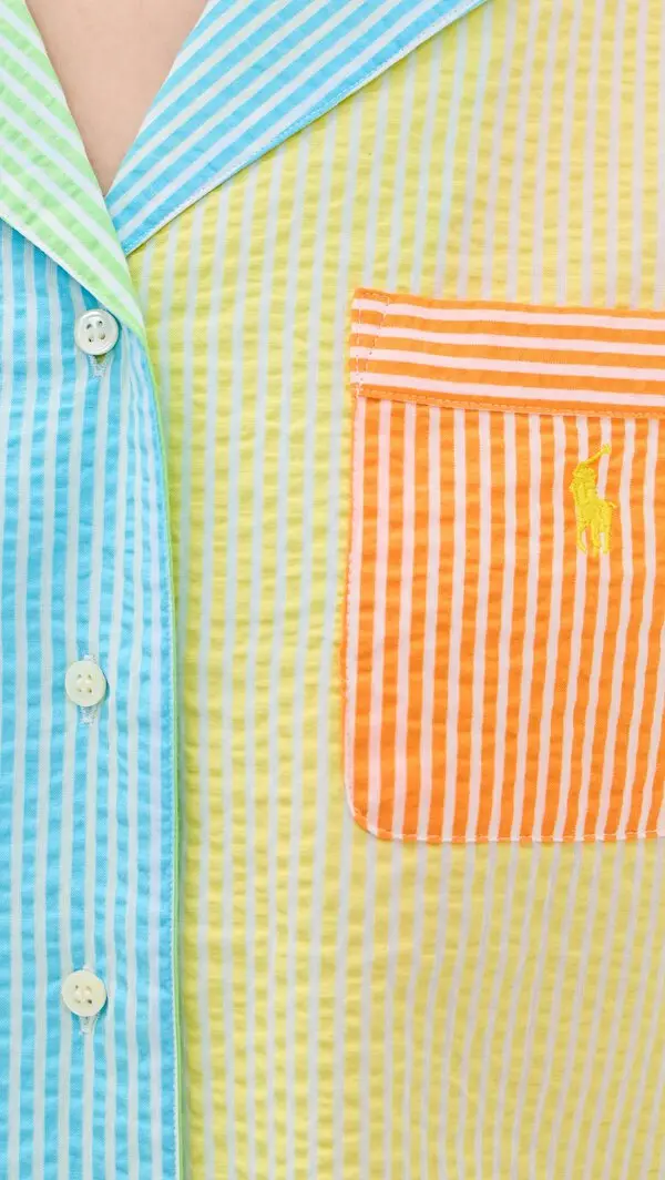 Polo Ralph Lauren Mixed Seersucker Pajama Set