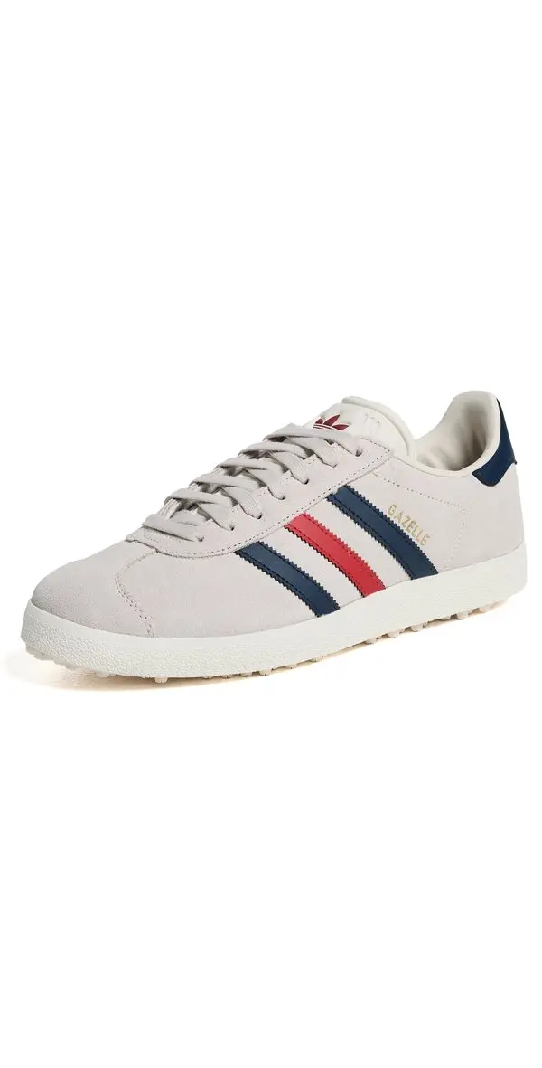 Adidas Gazelle Spikeless Golf Sneakers - Alumina/indigo/scarlet