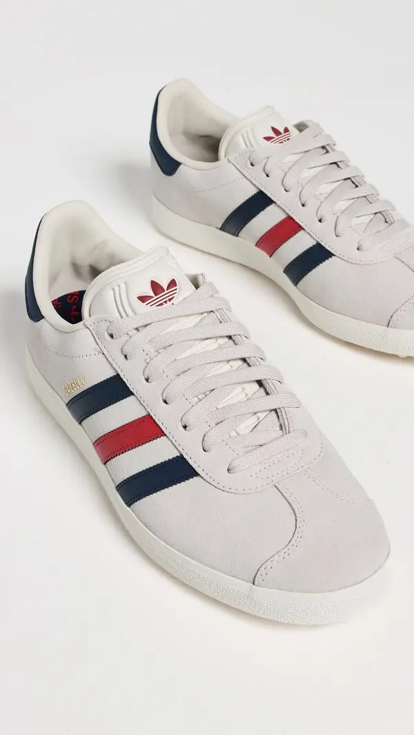 Adidas Gazelle Spikeless Golf Sneakers - Alumina/Indigo/Scarlet |  Editorialist