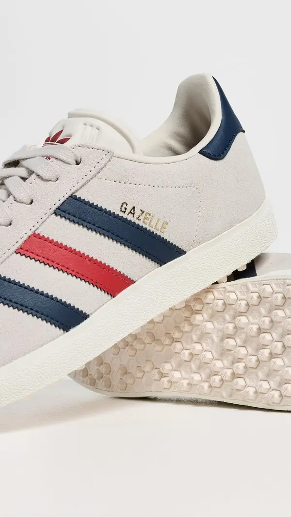 Adidas Gazelle Spikeless Golf Shoes - Alumina/indigo/scarlet