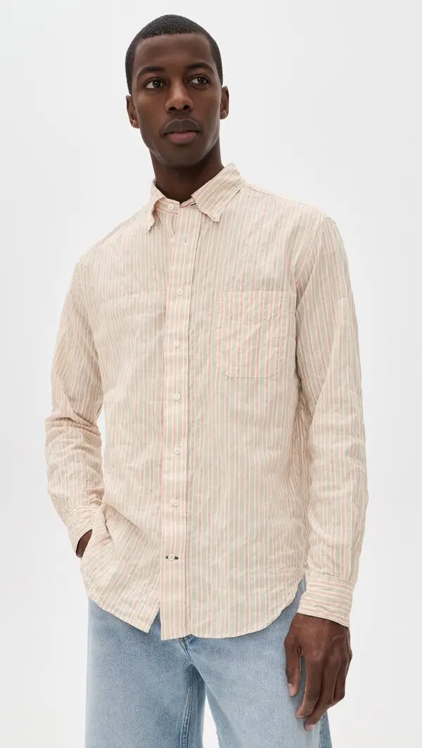 Gitman Bros Japanese Awning Stripe Shirt