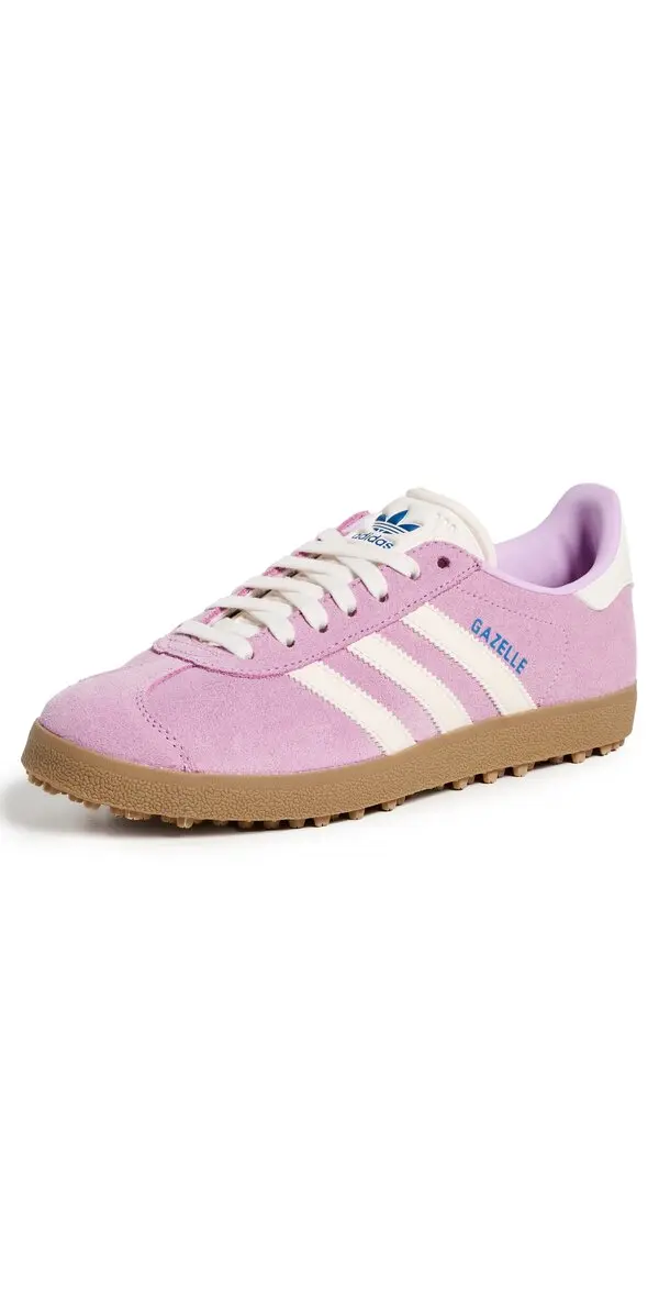 Adidas Gazelle Spikeless Golf Sneakers - Bliss Lilac/white/bluebird