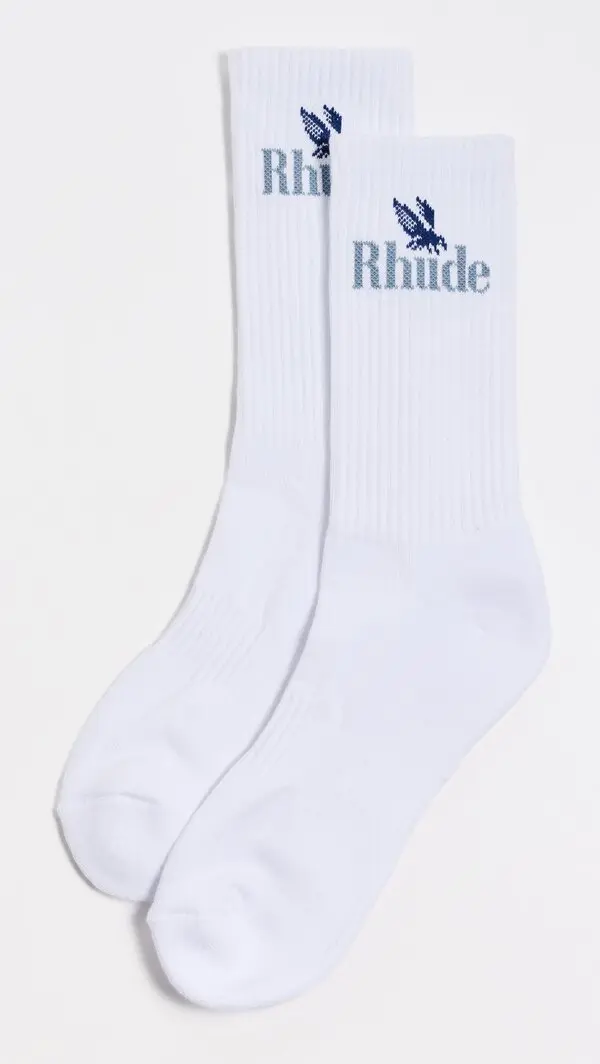 Rhude Rossa Logo Socks