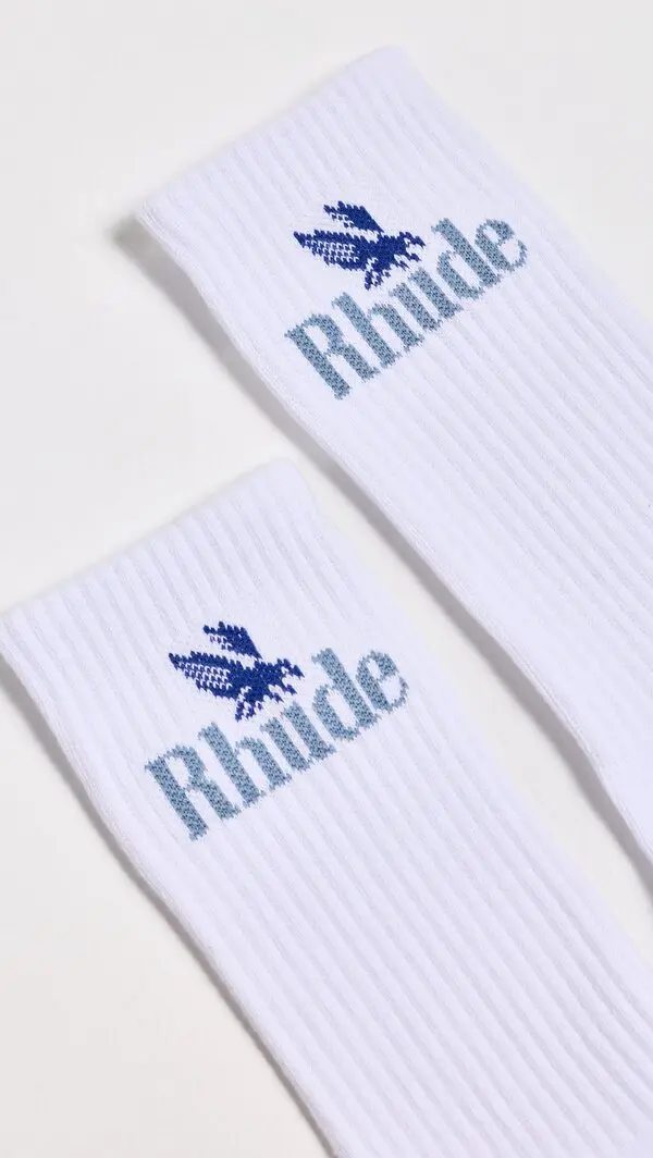 Rhude Rossa Logo Socks