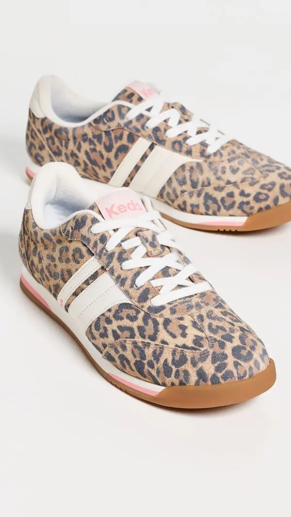 KEDS Revival Leopard Print Suede Sneakers