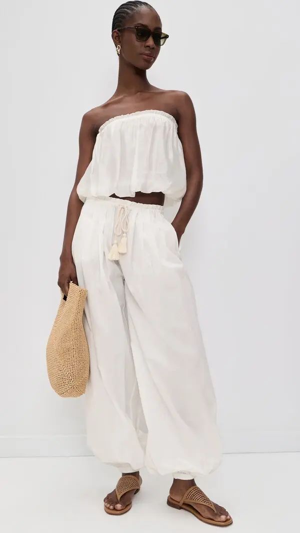 THE GARMENT Gilian Balloon Strapless Top
