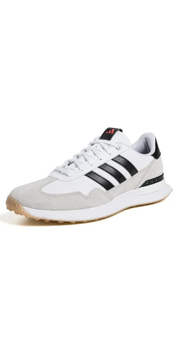 Adidas Textile Spikeless Golf Sneakers - Ftwr White/core Black/grey Two
