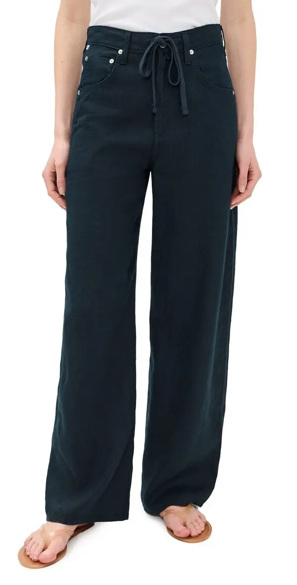 Citizens Of Humanity Brynn Drawstring Trousers - True Navy