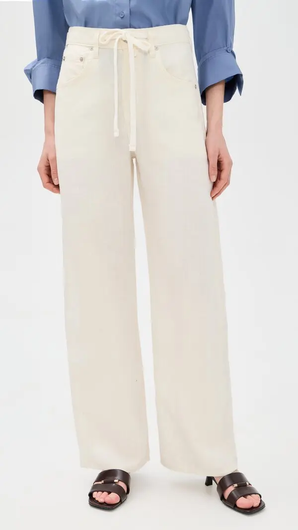 Citizens Of Humanity Brynn Drawstring Trousers - Vanilla