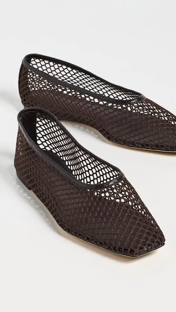 TONY BIANCO Buzz Square Toe Mesh Flats