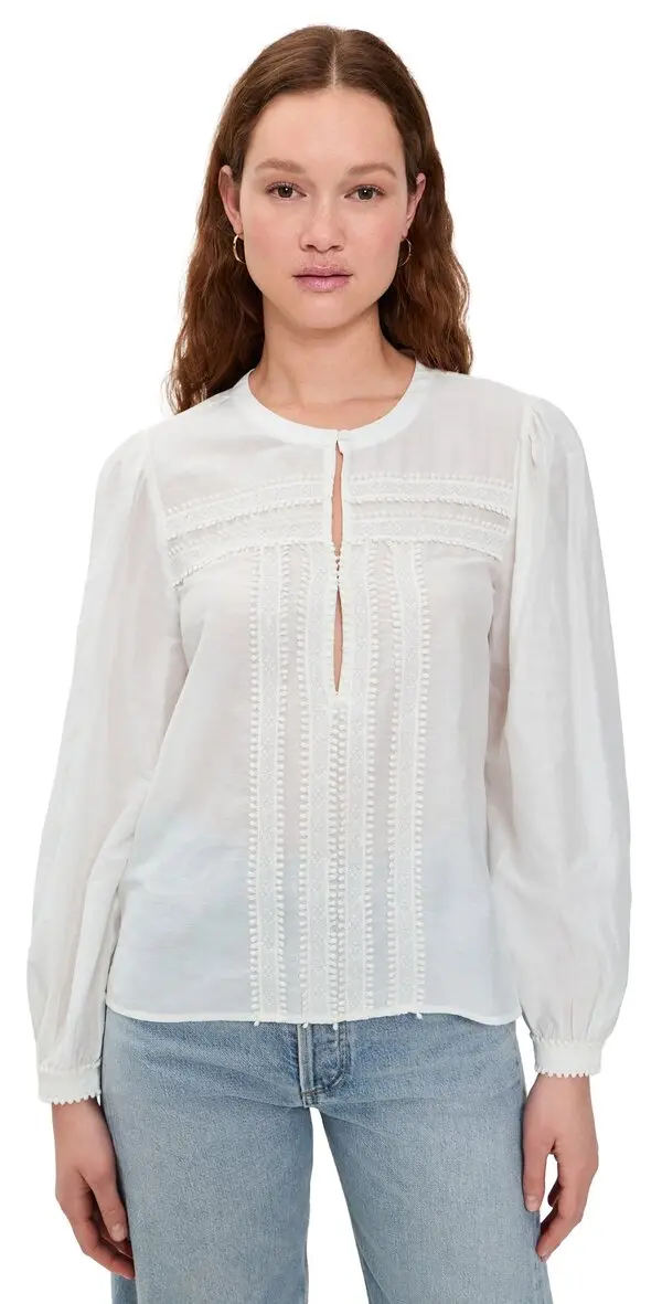 RE/DONE Tate Blouse - Ivory