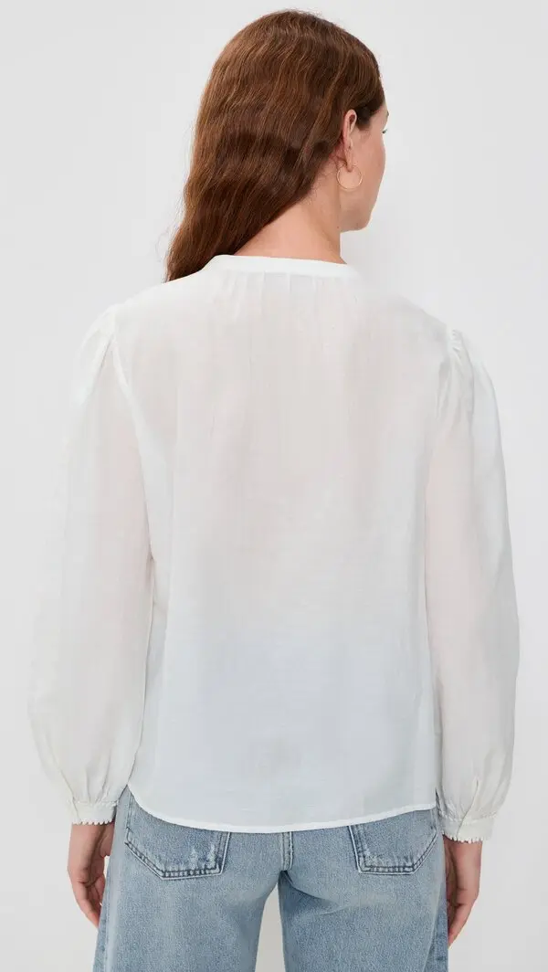 RE/DONE Tate Blouse - Ivory