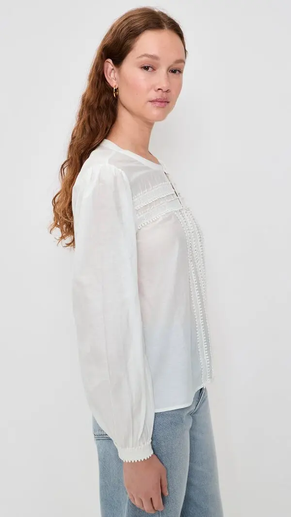 RE/DONE Tate Blouse - Ivory