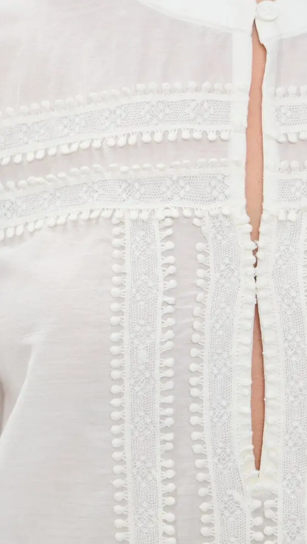 RE/DONE Tate Blouse - Ivory