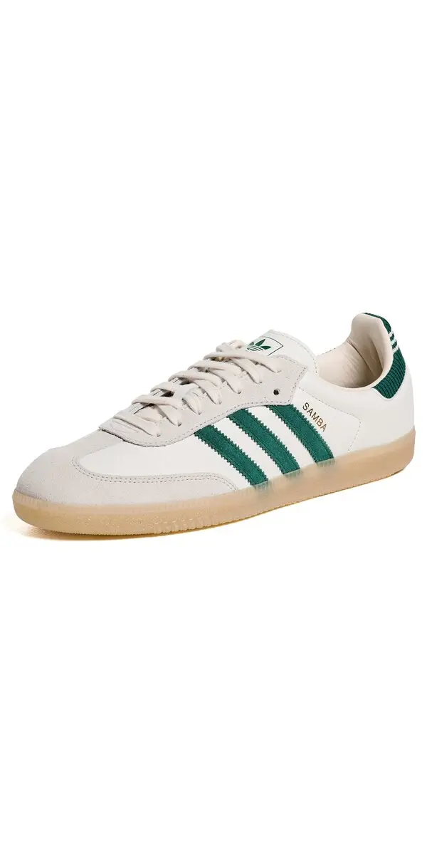 Adidas Samba Og Sneakers - White/collegiate Green/gum 3