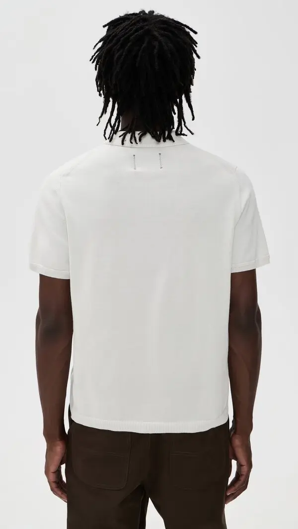 Reigning Champ Supima Knit Riviera Polo - Oyster