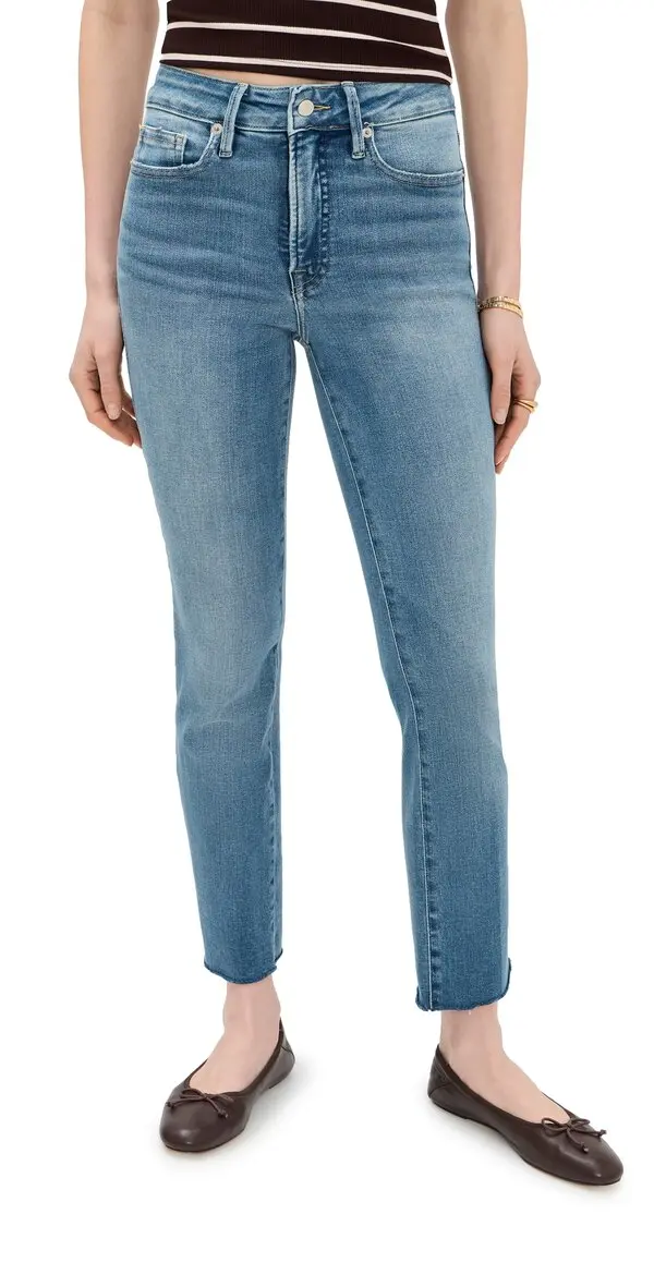 Good American Straight Leg Jeans - Indigo1209