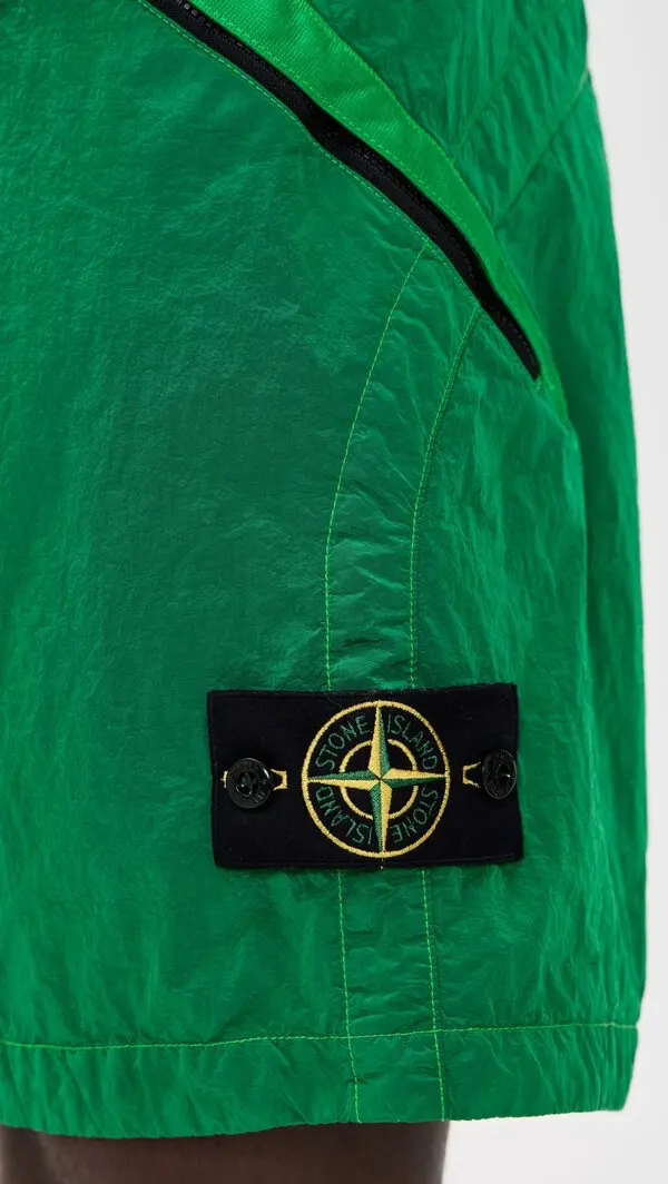 Stone Island Nylon Metal Shorts - Malachite