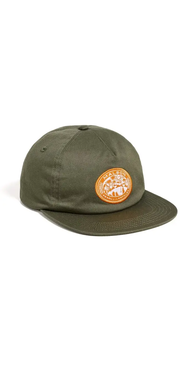MALBON Horizon Snapback Cap - Olivine