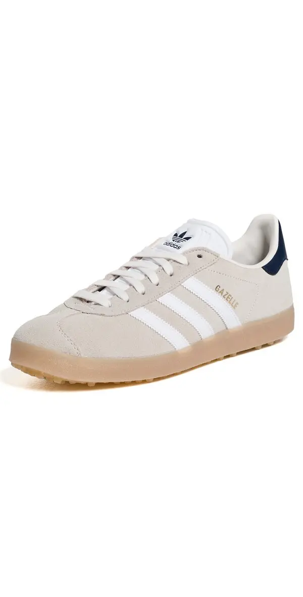 Adidas Gazelle Spikeless Golf Sneakers - Chalk White/white/night Indigo