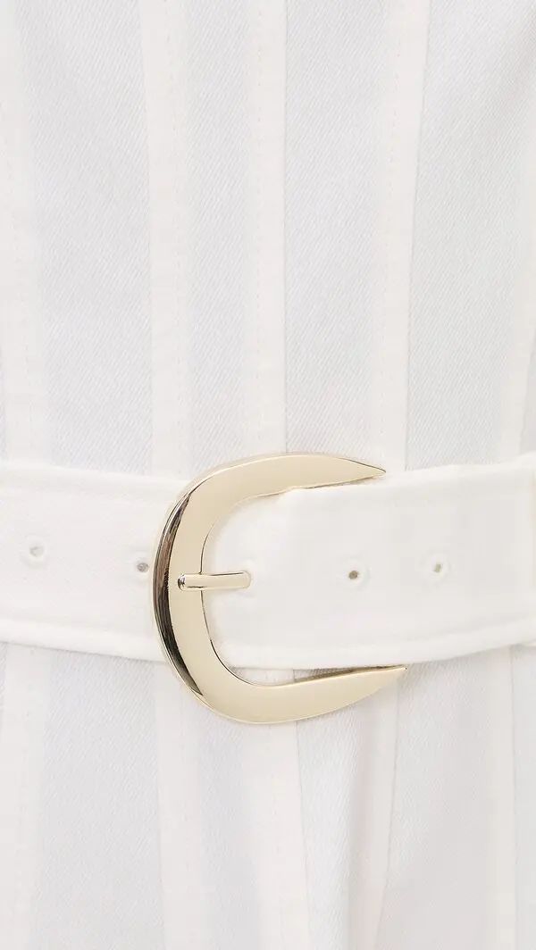 Cinq À Sept Sleeveless Square Neck Midi Dress With Belt