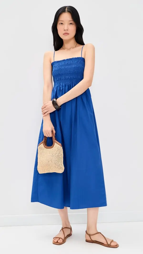 Z Supply Cornelia Poplin Midi Dress