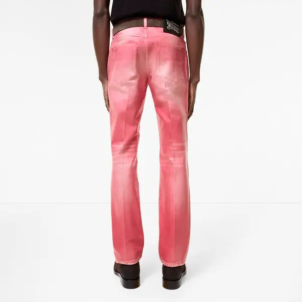 Burberry Slim Coated Jeans - Cherry Pink