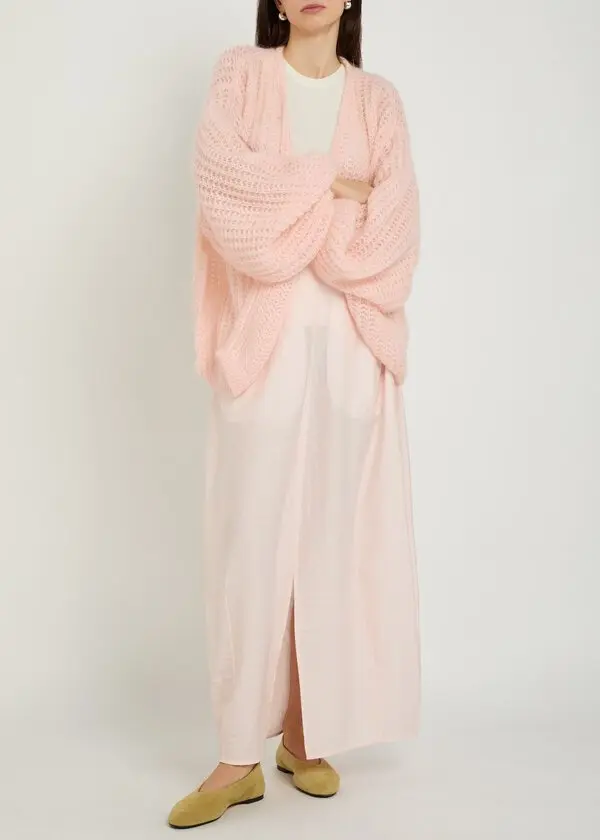 TOTEME Puffed Mohair-blend Cardigan