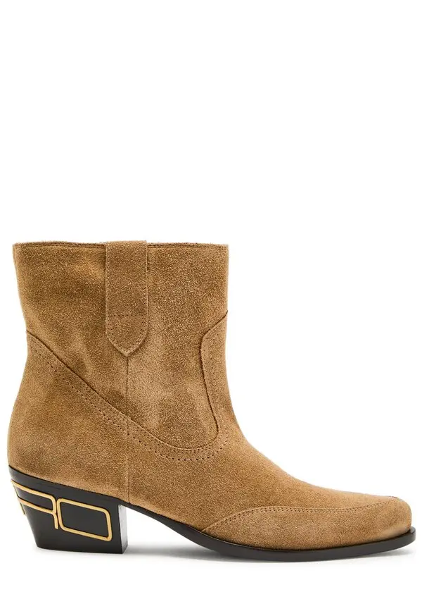 Etro Texan Suede Ankle Boots