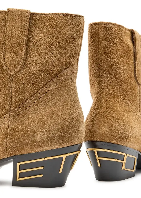 Etro Texan Suede Ankle Boots