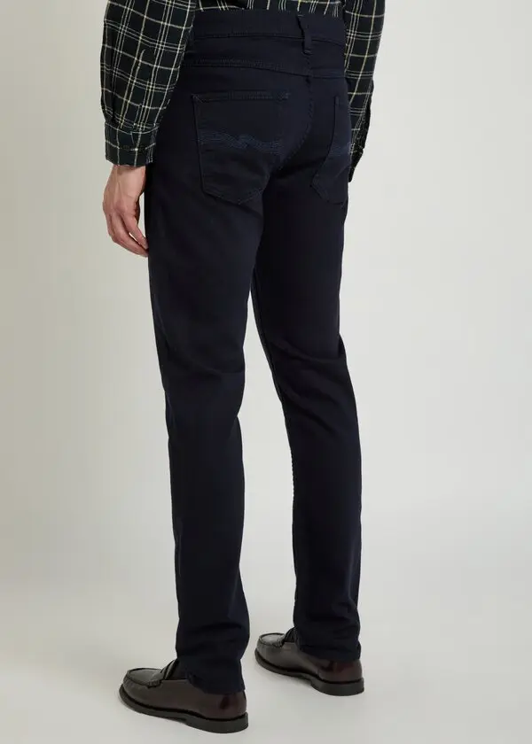 Nudie Jeans Lean Dean Slim-leg Jeans - Dark Blue