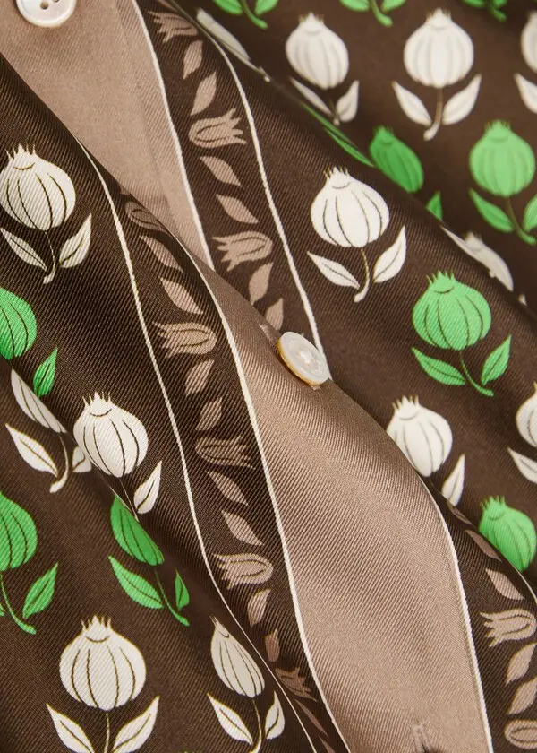 Tory Burch Printed Silk Shirt