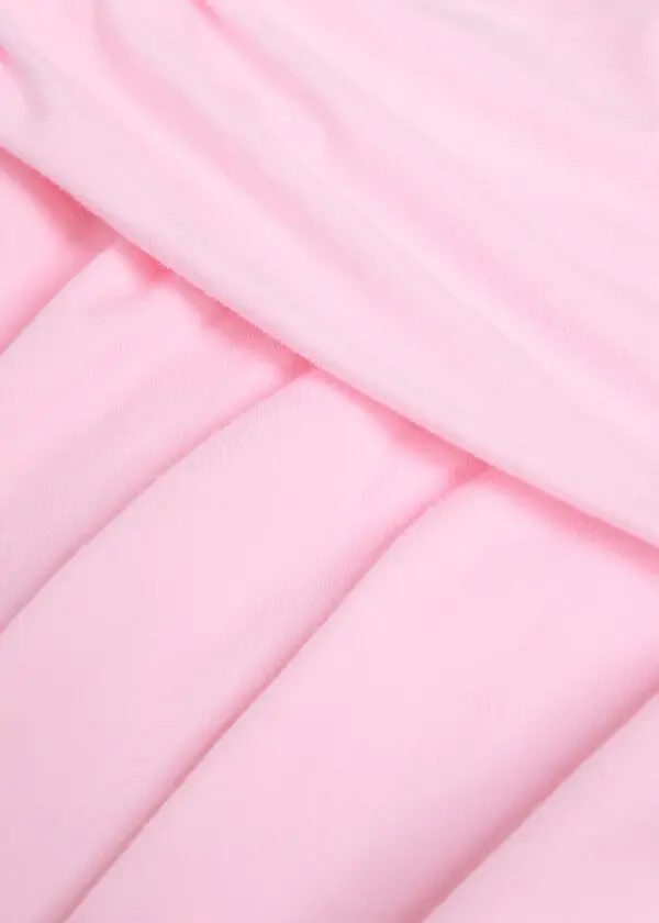 SKIMS Foldover Stretch-cotton Mini Skort - Pink