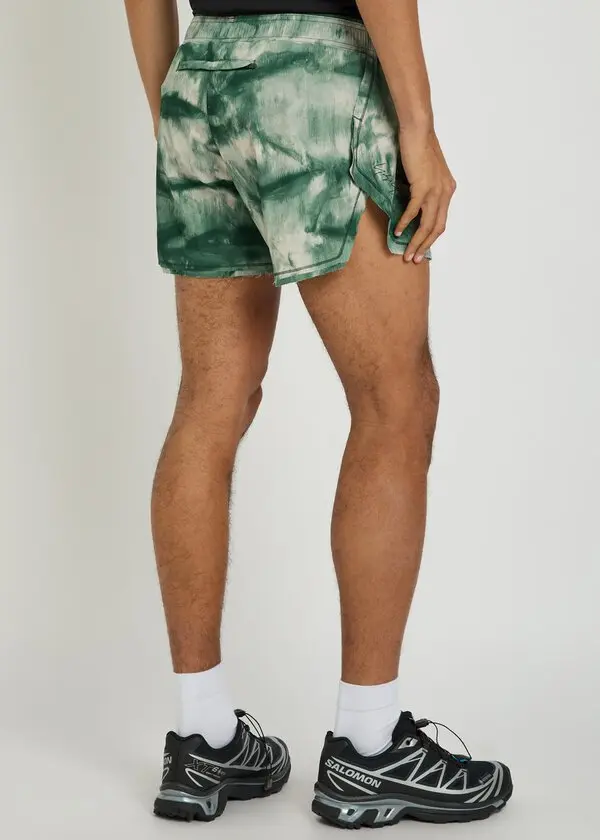 Y3 Printed Stretch-polyamide Running Shorts