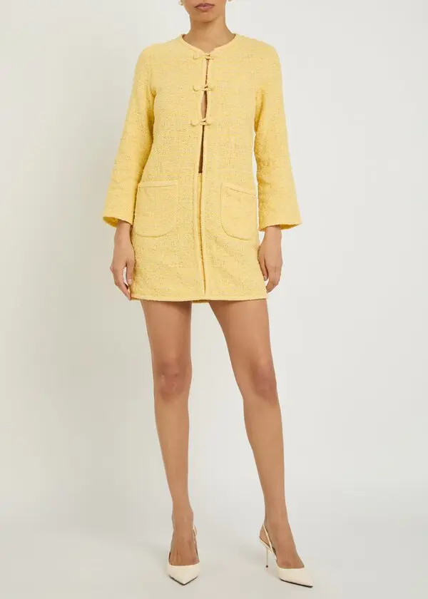 LIBEROWE Agnes Tweed Mini Dress