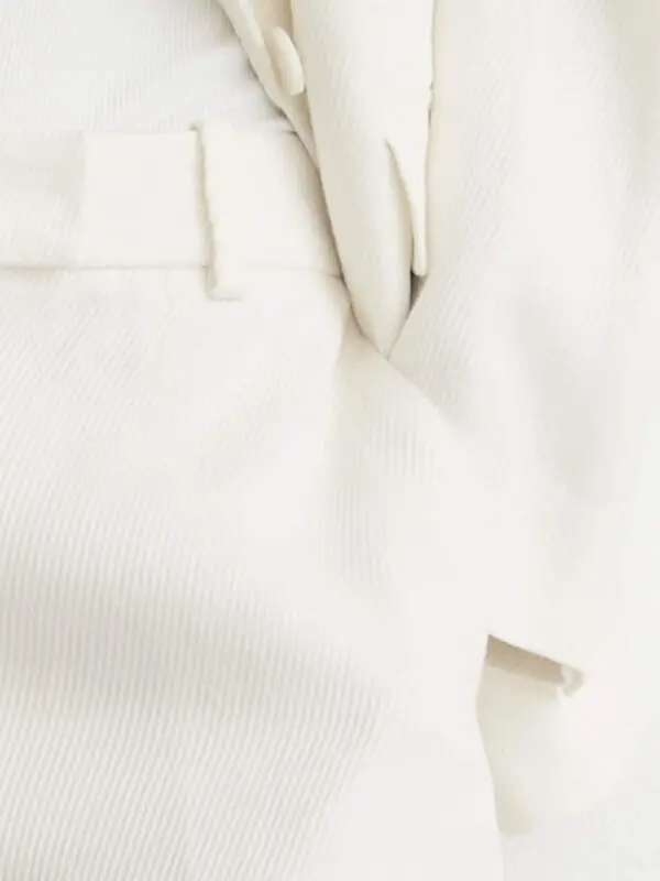 REISS Alyx Linen-blend Tailored Shorts - White