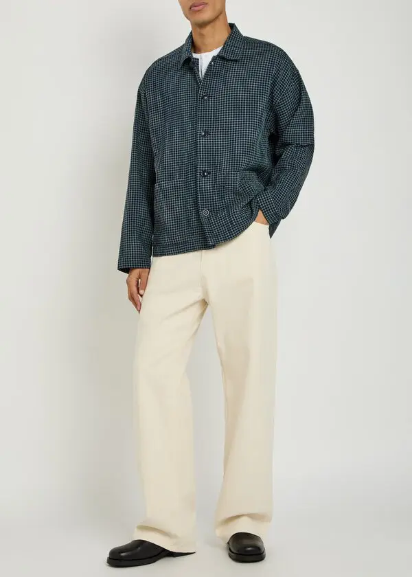 You Must Create Pj Checked Waffle Shirt
