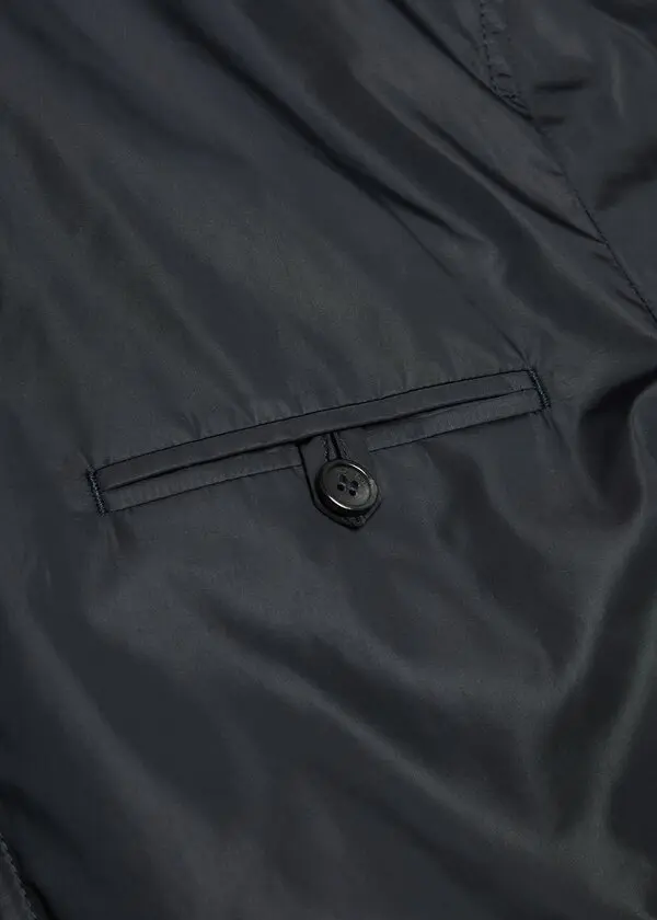 SLOWEAR Shell Bomber Jacket - Navy