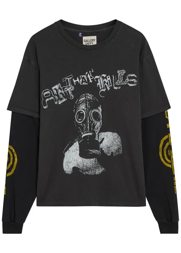 GALLERY DEPT. Layered Printed Cotton T-shirt