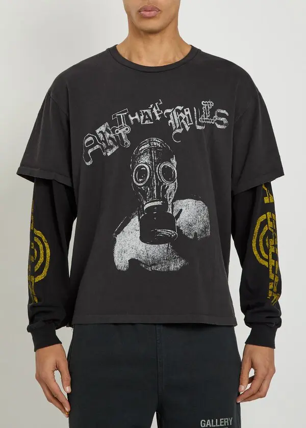 GALLERY DEPT. Layered Printed Cotton T-shirt