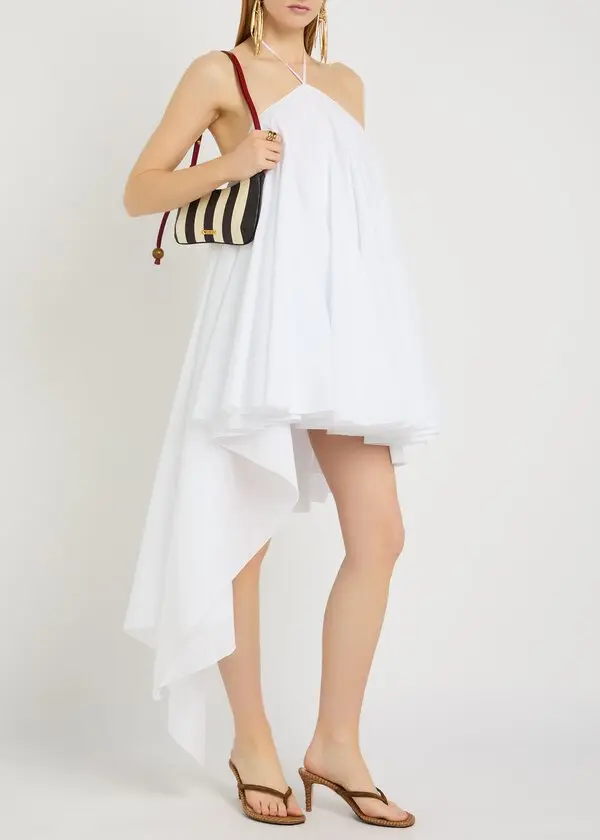 Jacquemus La Triangle Courte Mini Dress - White